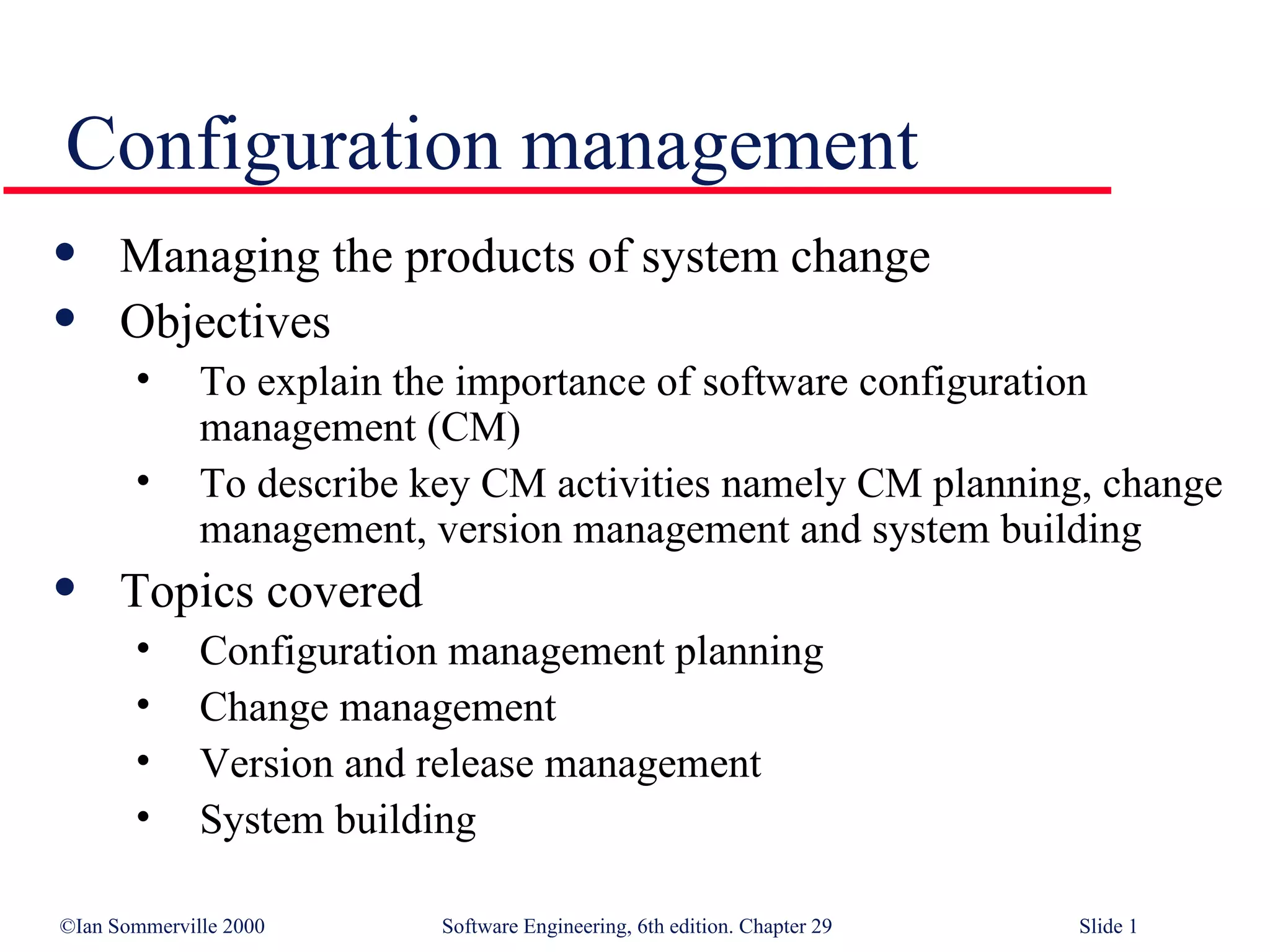 Configuration management | PPT