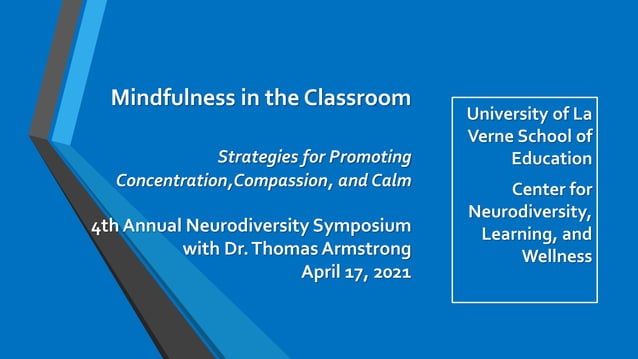 Mindfulness in the Classroom [handouts] | PPTX | Brain and Nervous ...