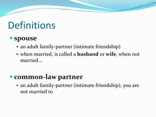 April 19 types of families | PPTX | Marriage and Civil Unions | Family ...