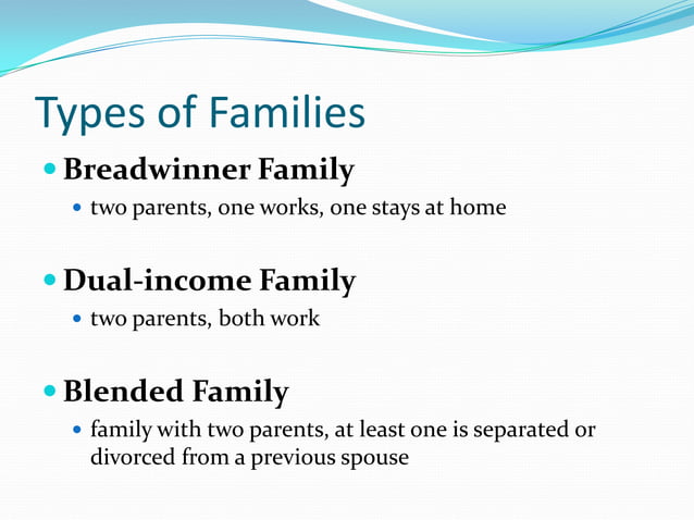 April 19 types of families | PPTX | Marriage and Civil Unions | Family ...