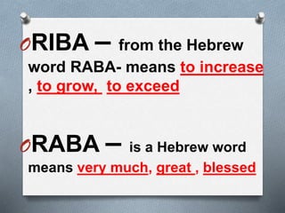 RIBA , RABA REVELATION-2 | PPT