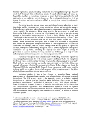 Problems of Inequality in Science, Technology, and Innovation Policy | PDF