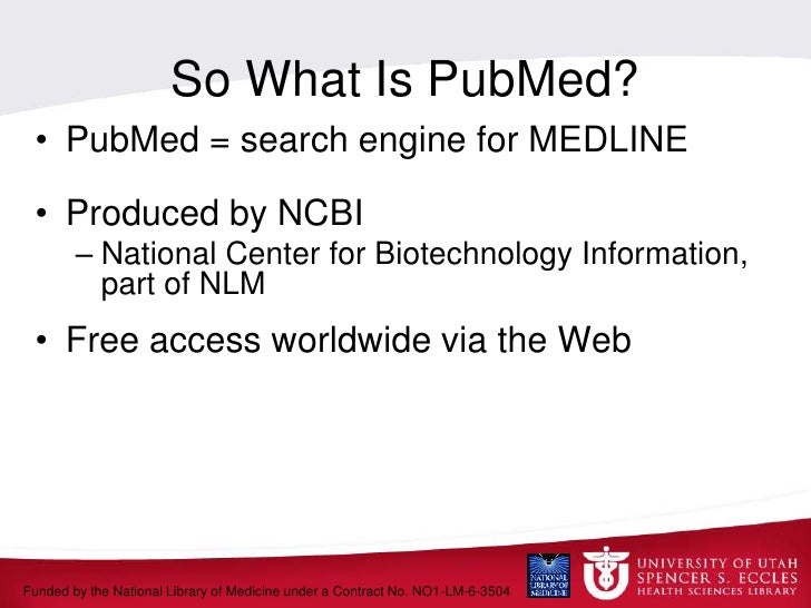 PubMed and MedlinePlus