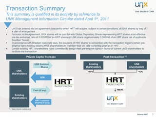 HRT Transaction Presentation | PDF