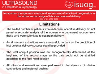 UOG Journal Club: Intrapartum transperineal ultrasound assessment of ...