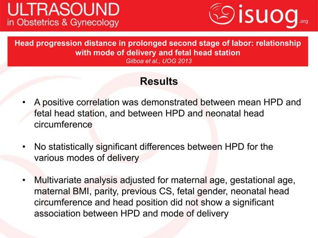 UOG Journal Club: Intrapartum transperineal ultrasound assessment of ...