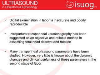UOG Journal Club: Intrapartum transperineal ultrasound assessment of ...