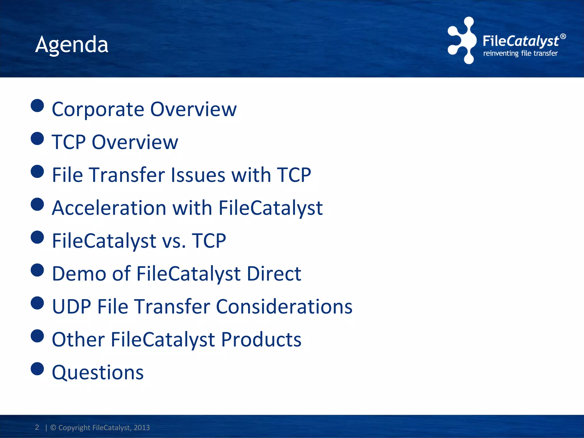 UDP accelerated file transfer - introducing an FTP replacement and its ...