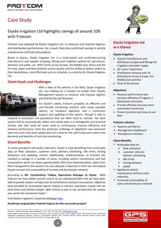 Roadmap - Vehicle tracking and fleet intelligence news - April 2015 | PDF
