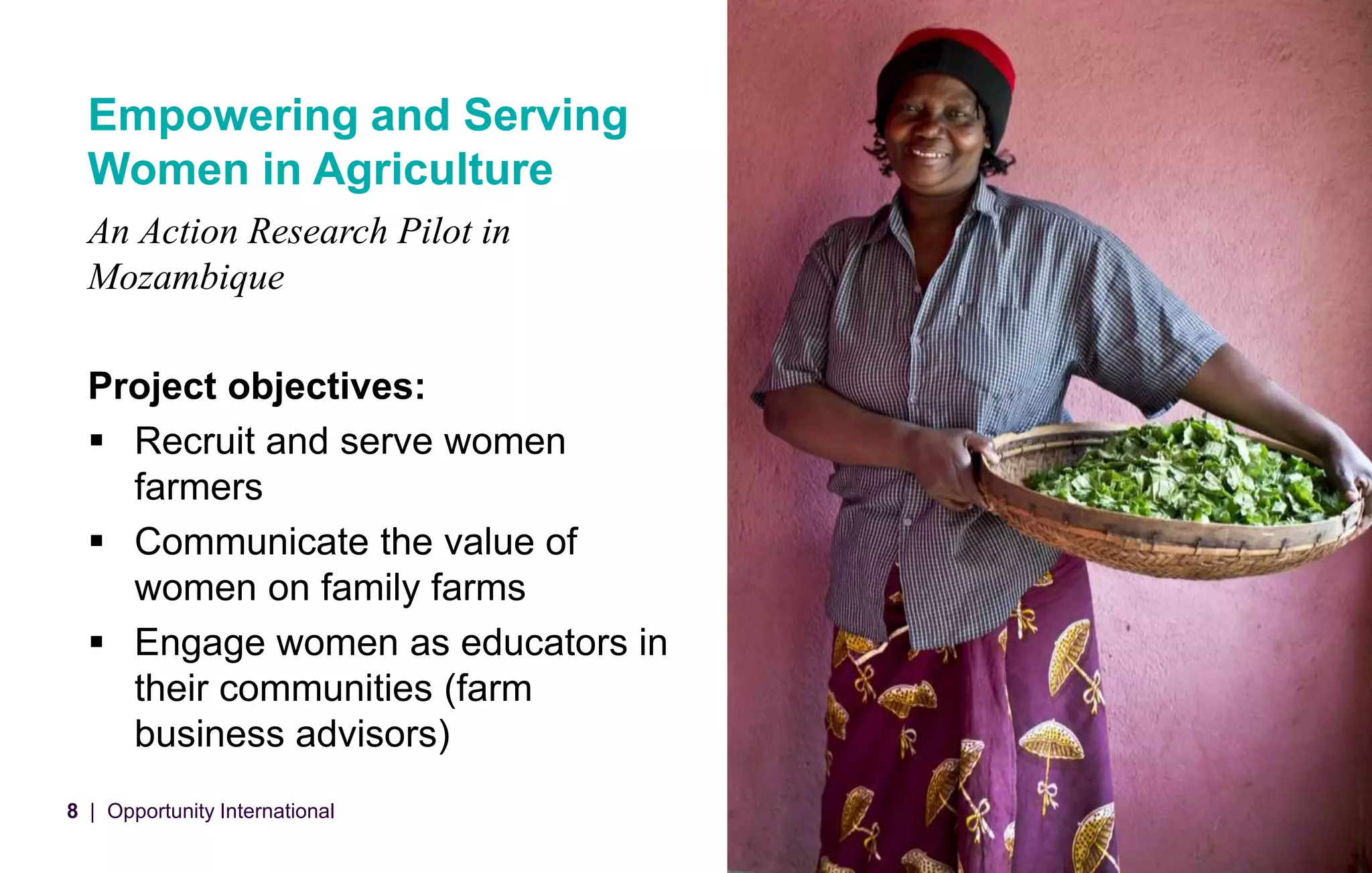 Empowering Women in Agriculture | PPTX