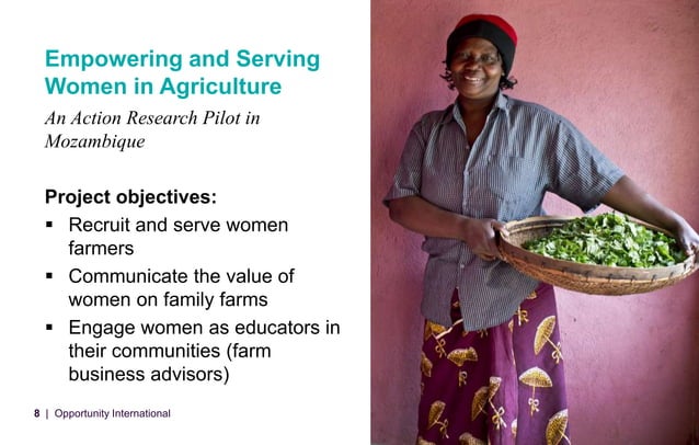 Empowering Women in Agriculture | PPTX
