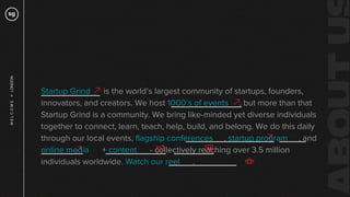 Startup Grind London Slides April 2023 | PPTX