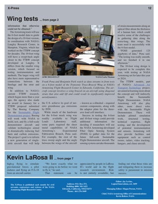 NASA Xpress Armstrong Flight Research Center | PDF | Aviation Industry ...