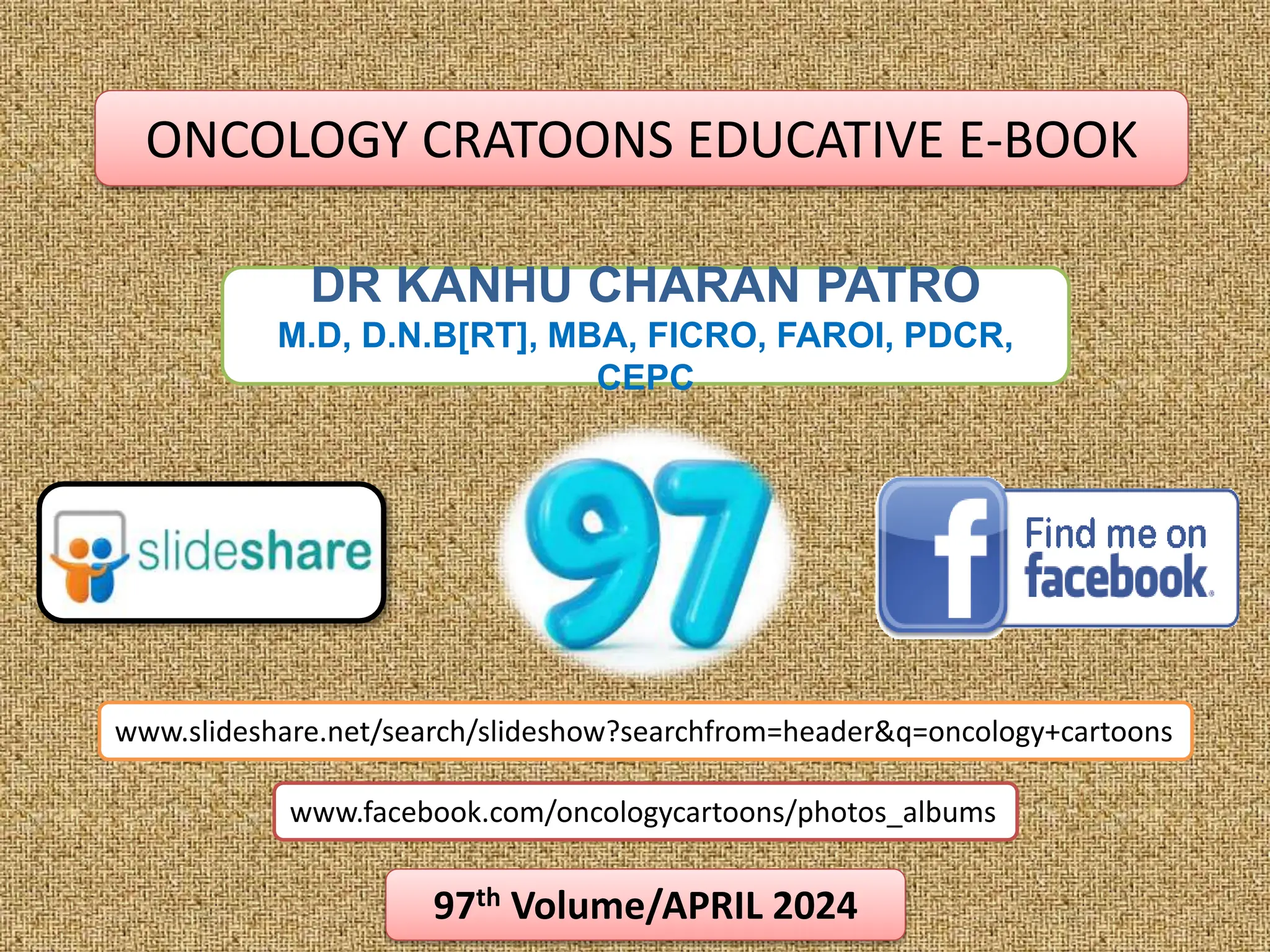 April 2024 ONCOLOGY CARTOON by DR KANHU CHARAN PATRO | PPTX | Cancer | Diseases and Conditions