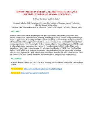 April 2024 - Top 10 Read Articles in Computer Networks & Communications | PDF