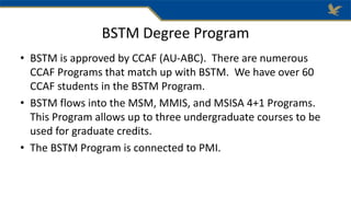 ERAU Degree Briefing--Project Management | PPTX