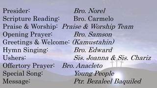 SUNDAY WORSHIP SERVICE EVERY SUNDAY PROGRAM | PPTX