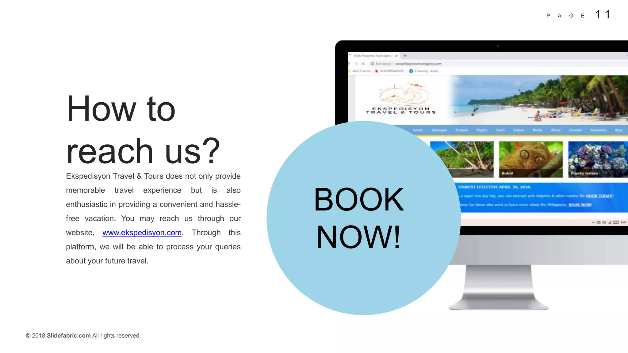 Travel Agency Profile Sample | PPTX