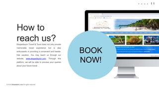 Travel Agency Profile Sample | PPTX