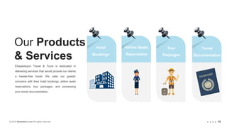 Travel Agency Profile Sample | PPTX