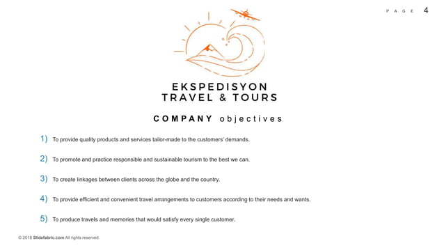 Travel Agency Profile Sample | PPTX