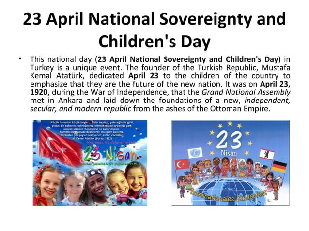 April 23 International Children's Day | PPT