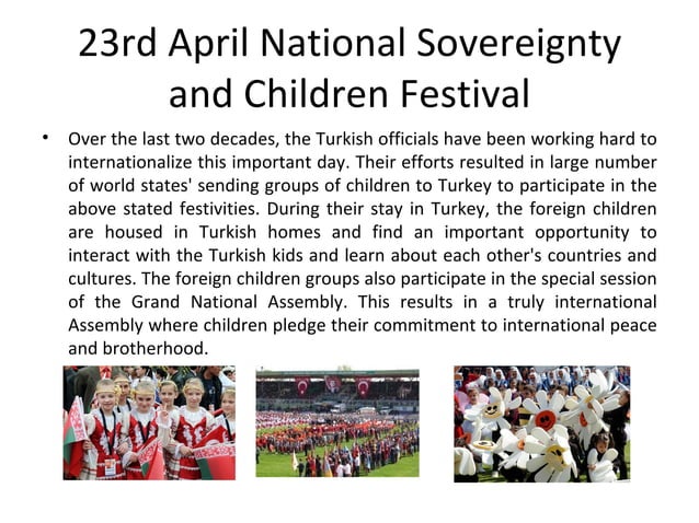April 23 International Children's Day | PPT