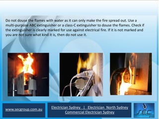 Putting Out an Electrical Fire | PDF