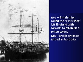 History of Australia PowerPoint | PPT