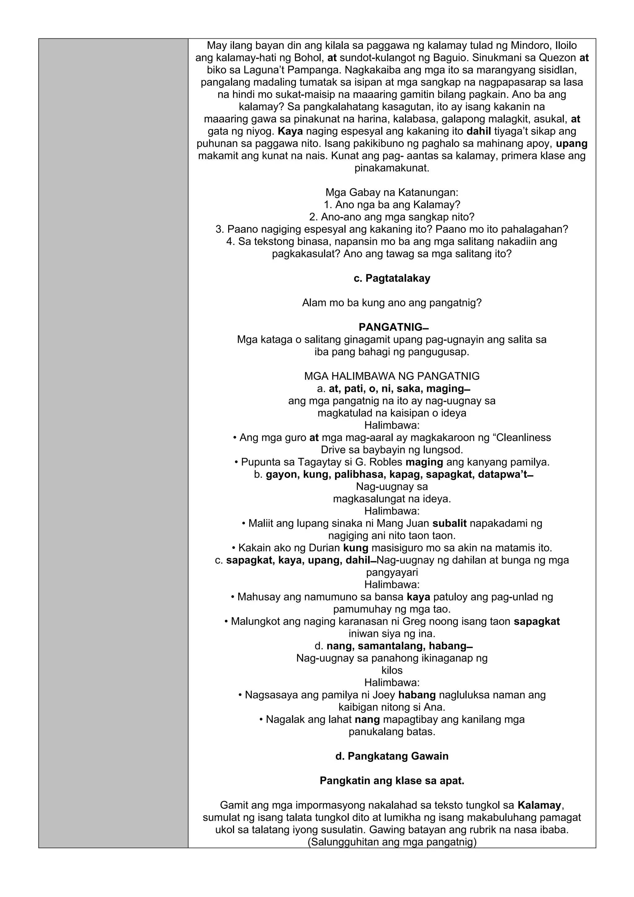 Catch-up Friday in Filipino 4 school year 2024-2025 | DOCX