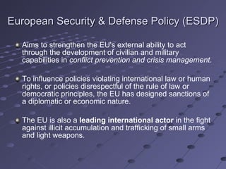EU Security Strategy Overview | PPT