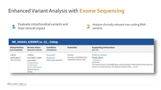 Exome Analysis with VS-CNV and VSClinical: Updated Strategies and ...