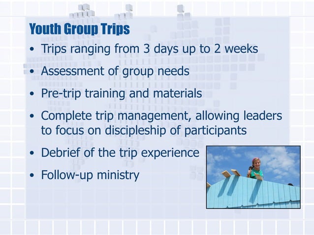 Overview of Adventures In Missions | PPT | Family Travel | Travel Type