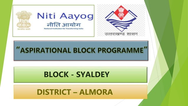 Aspirational Block Program Block Syaldey District - Almora | PPTX | Pregnancy | Reproductive Health