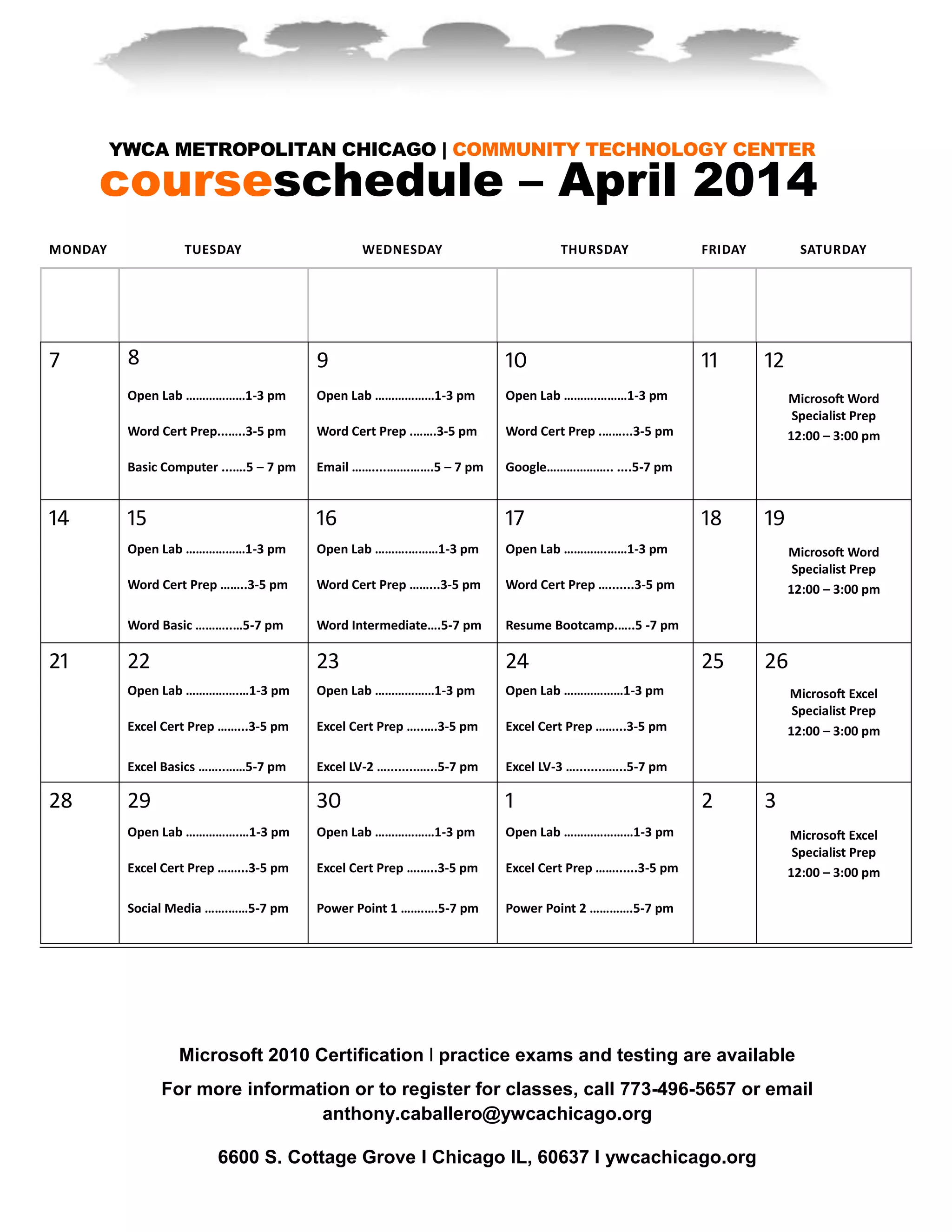 April business technology courses | PDF
