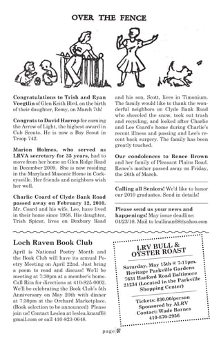 April 2010 Loch Raven Village Crier | PDF