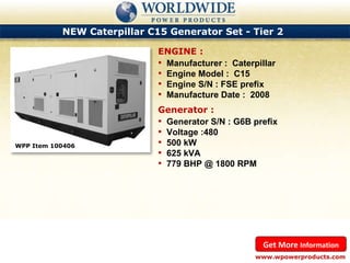 April featured onsite generators | PPT | Technology & Computing