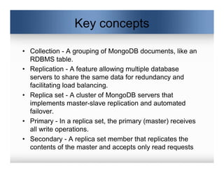 Scaling MongoDB - Presentation at MTP | PPT