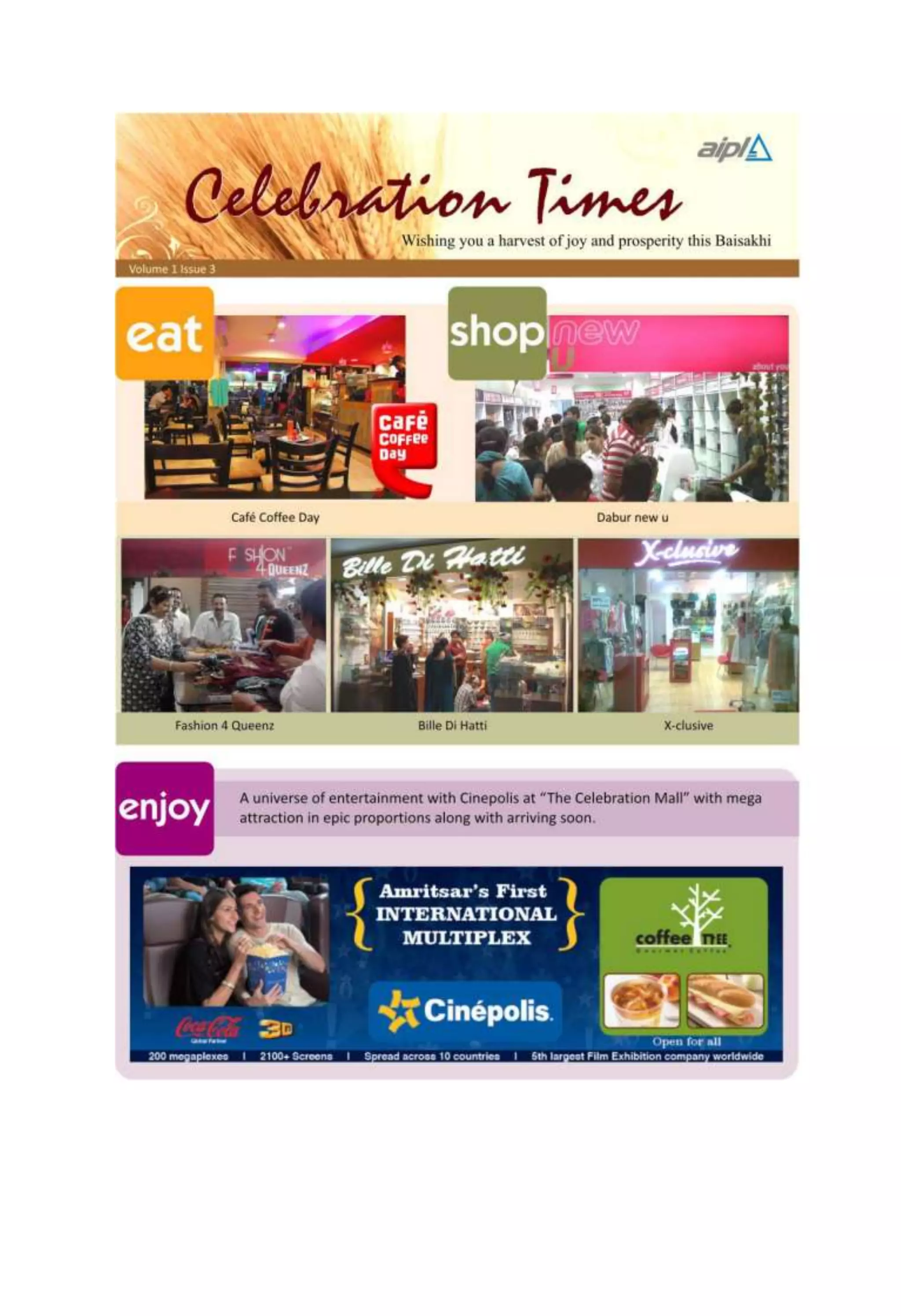 Celebration Times, April 2010 | PDF