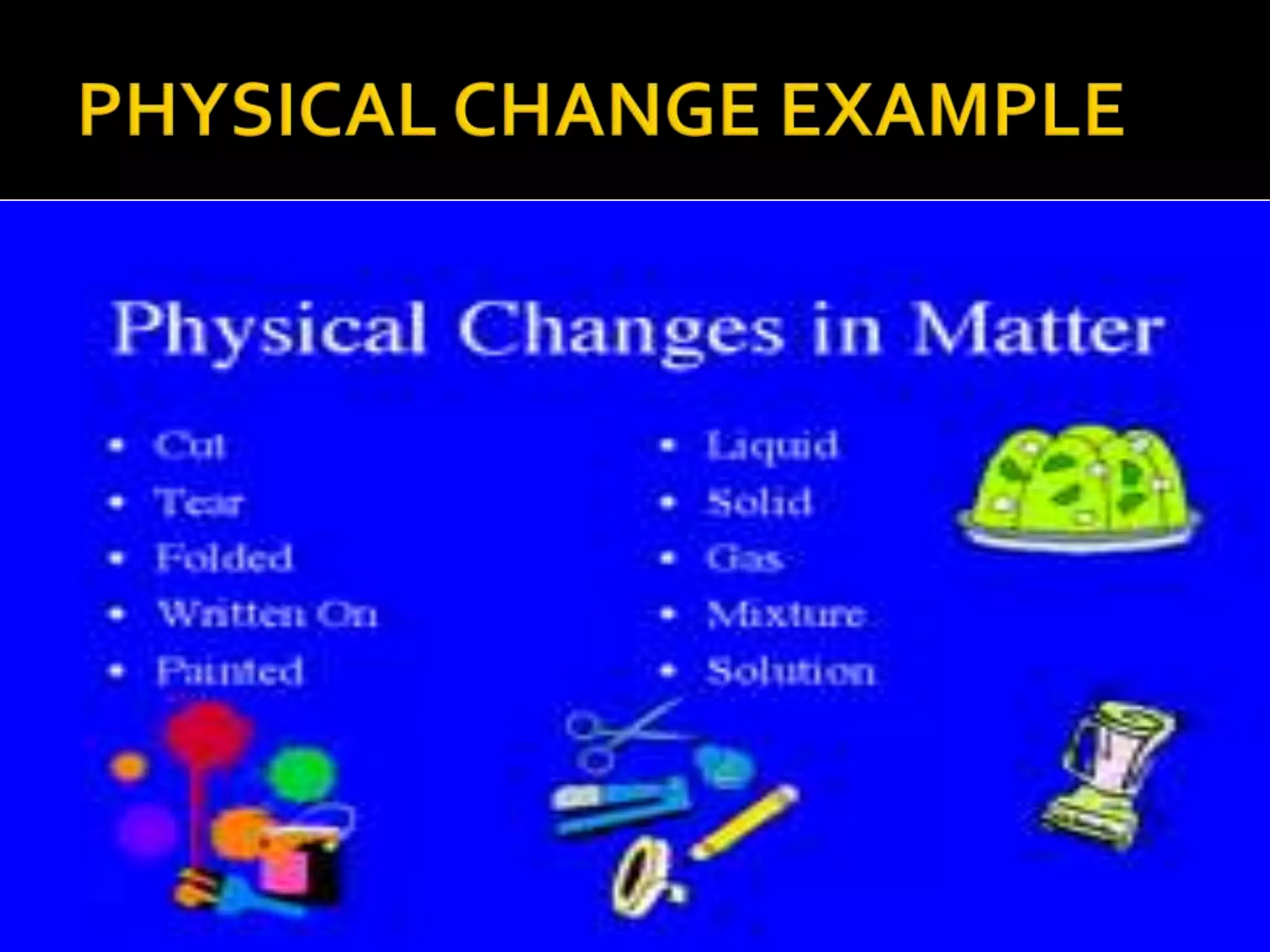 changes of matter | PPT