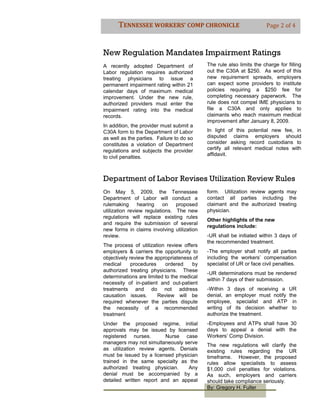 TN WORKERS’ COMP CHRONICLE April 2009 | PDF