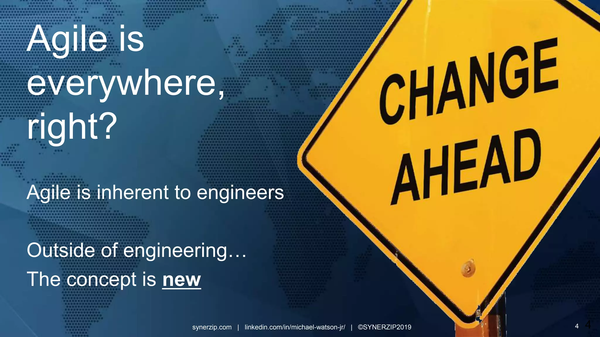 Agile Enough: Going Agile When Everyone Else Isn’t | PPT