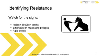 Agile Enough: Going Agile When Everyone Else Isn’t | PPT