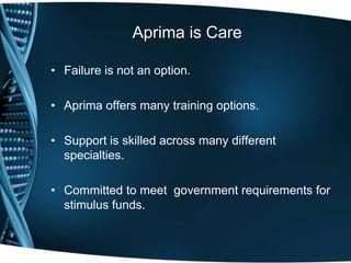 Aprima For Practice Admins | PPTX