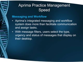 Aprima For Practice Admins | PPTX