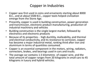 A primer on copper | PPTX