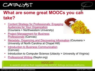 A Primer on MOOCs | PPTX
