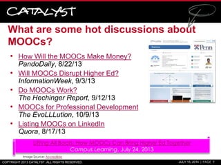 A Primer on MOOCs | PPTX