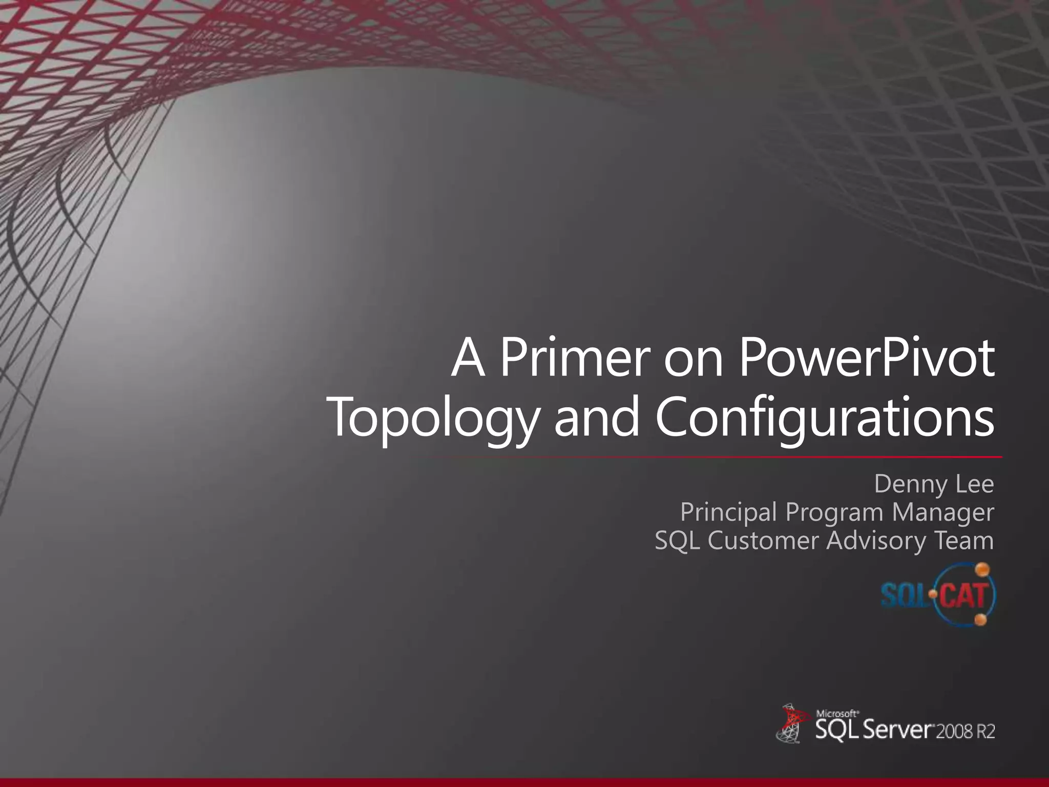 A primer on power pivot topology and configurations | PPT