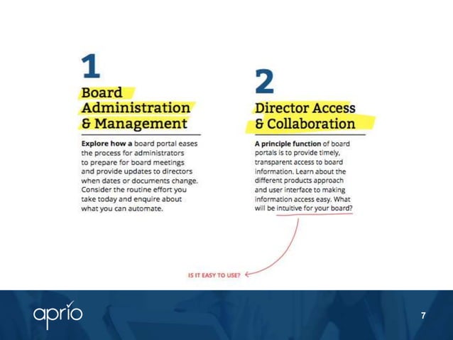 Aprio Board Portal Buying Guide Pptx